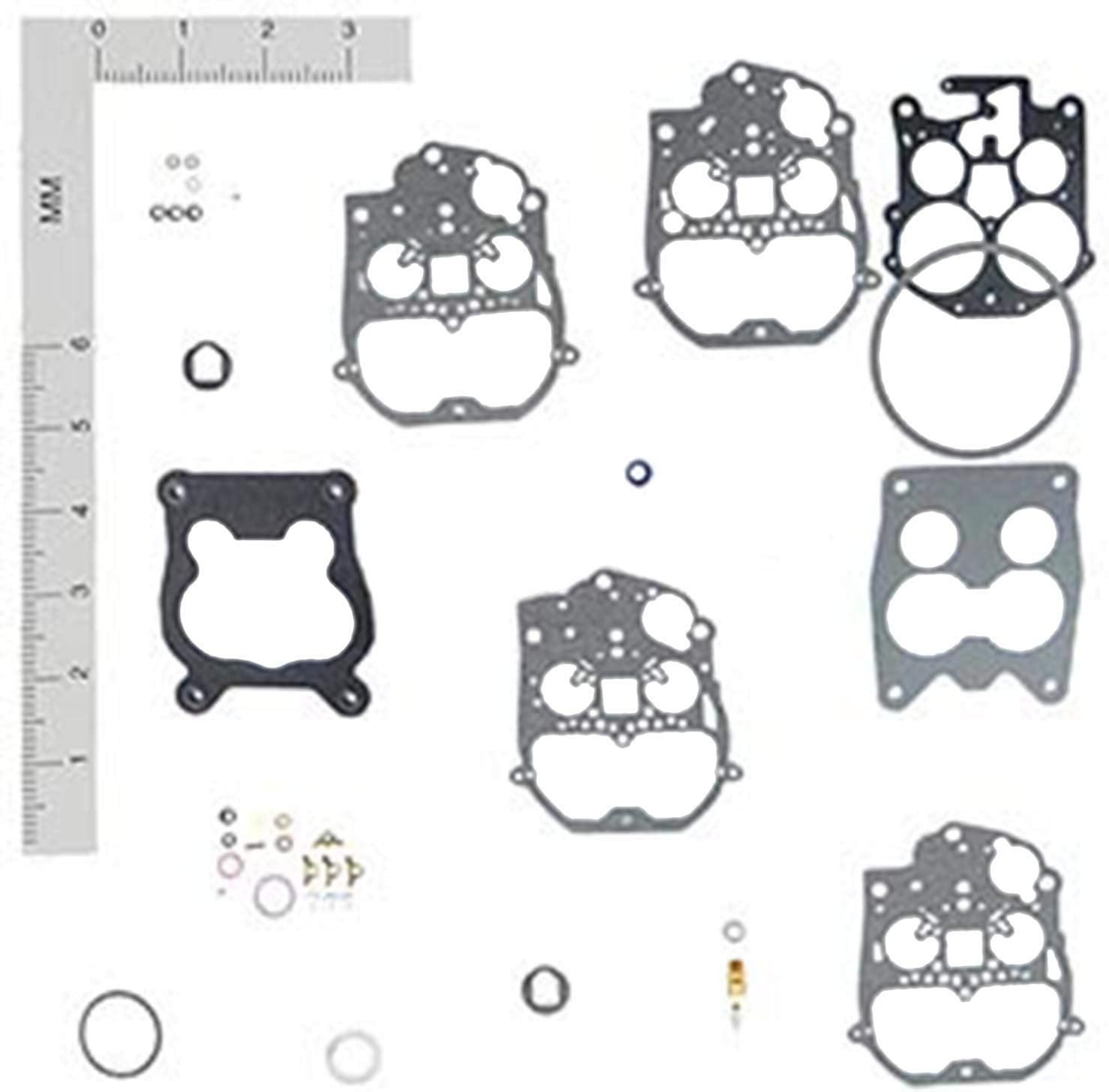 Rochester Quadrajet M4MC & E Carburetor Rebuild Kit- 1975-88 GM ...