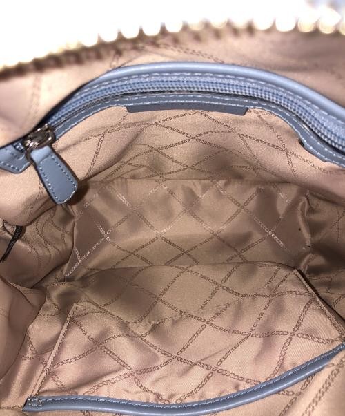 MICHAEL KORS Rear Zip Medium Backpack Sky blue/all-over patte | eBay