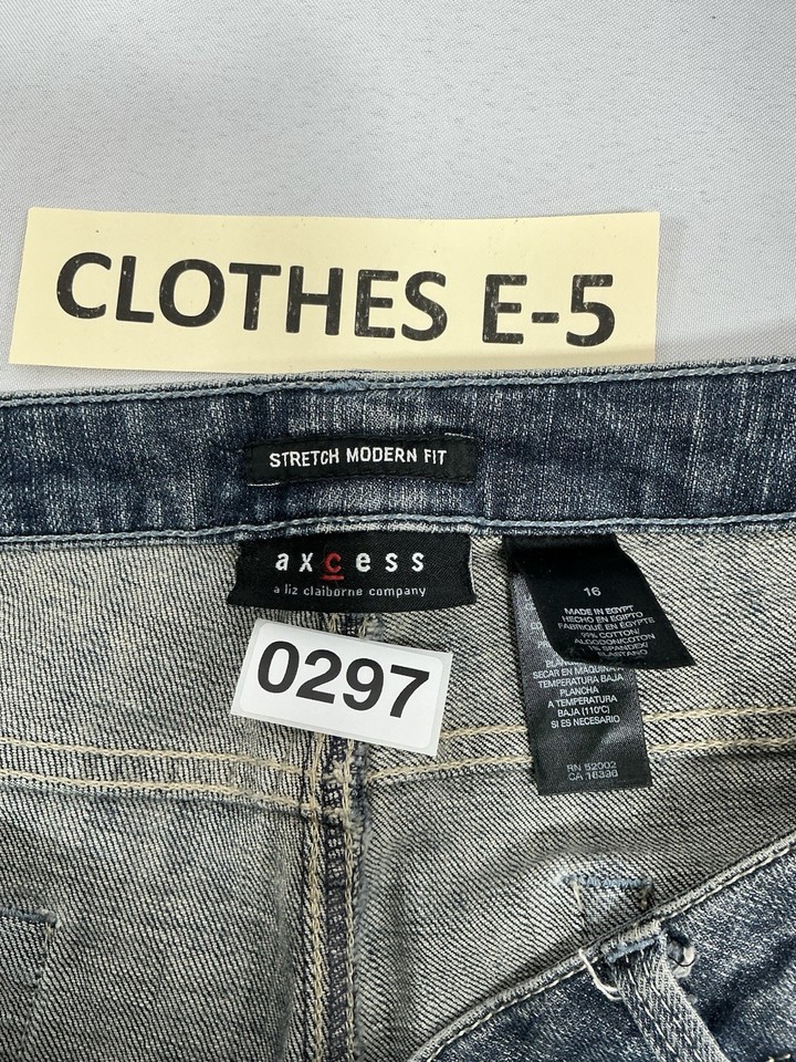 Womans Excellent Cond. Access Stretch Modern Fit Blue Jeans Size 16 ...