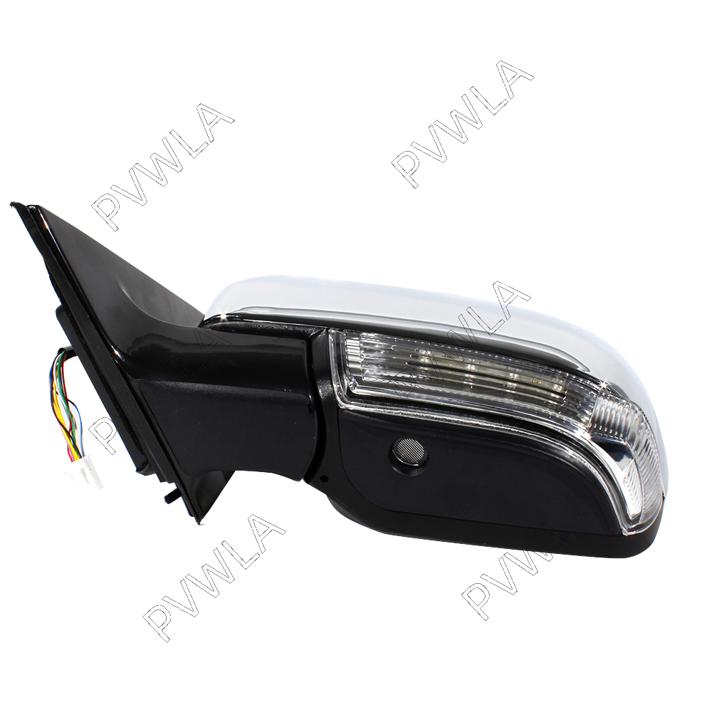 Left Mirror 10-pin Chrome-plating For Mitsubishi Pajero 2006-2021 ...