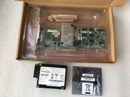 LSI MegaRAID SAS/SATA 9260-4i 4-Port 6Gb/s PCI-E RAID CARD+LSIBBU08 ...