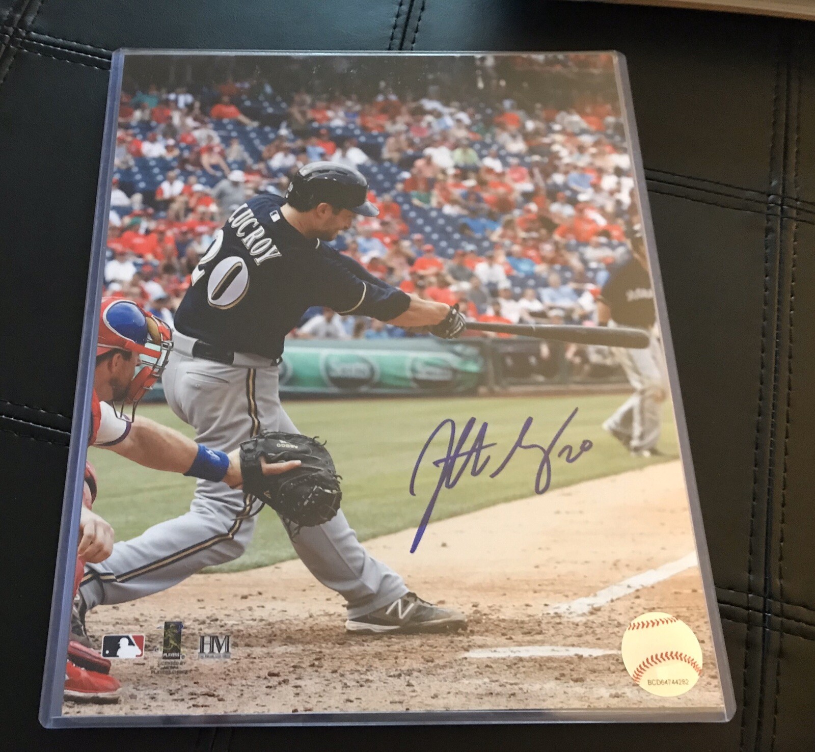 Jonathan Lucroy Milwaukee Brewers Signed 8x10 Photo Proof Autograph | eBay