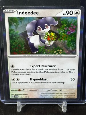 Holo Indeedee 153/198 Rare Scarlet & Violet Base Set Pokemon TCG | eBay