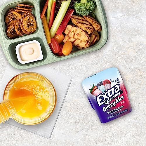 Extra Refreshers Berry Mix Gum 3.21-Ounce 40-Piece Bottle Pack of 6 | eBay