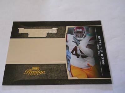 SEDRICK ELLIS 356/500 PRESTIGIOUS PICKS NEW ORLEANS SAINTS 2008 ...