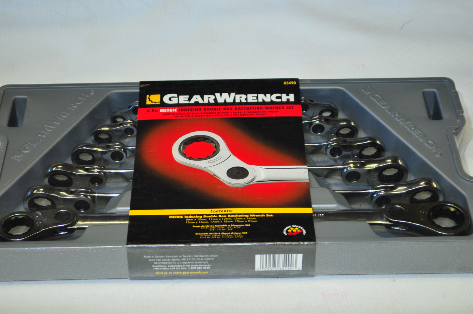 6 Piece METRIC XXL INDEXING DOUBLE BOX Ratcheting Wrench Set KDT85490 ...