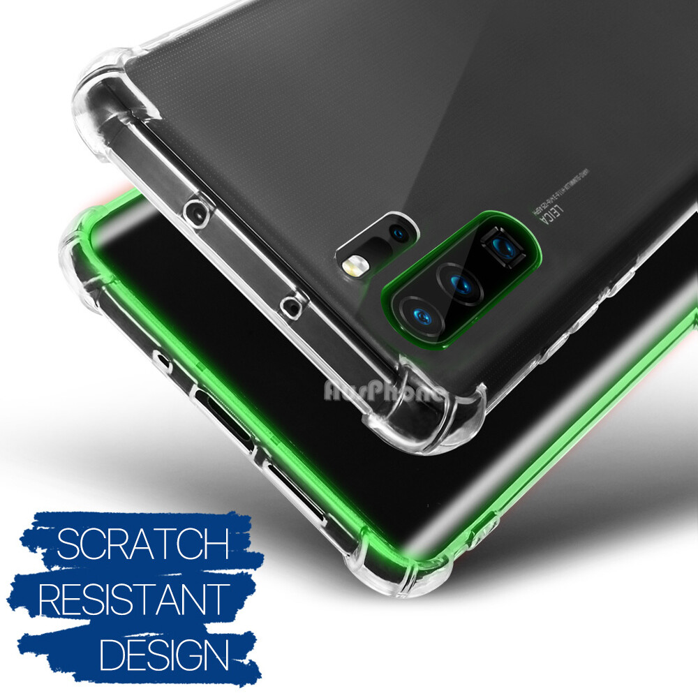 For Huawei P30 P30 Pro Premium Shockproof Crystal Clear Bumper Case ...