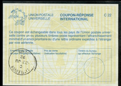 Great Britain 1992 used International Reply Coupon IRC | eBay