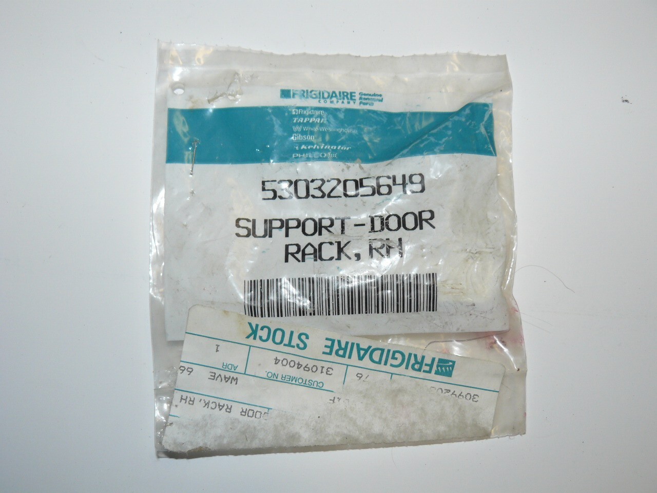 New Genuine OEM Frigidaire Refrigerator Shelf Support End Cap Clip ...