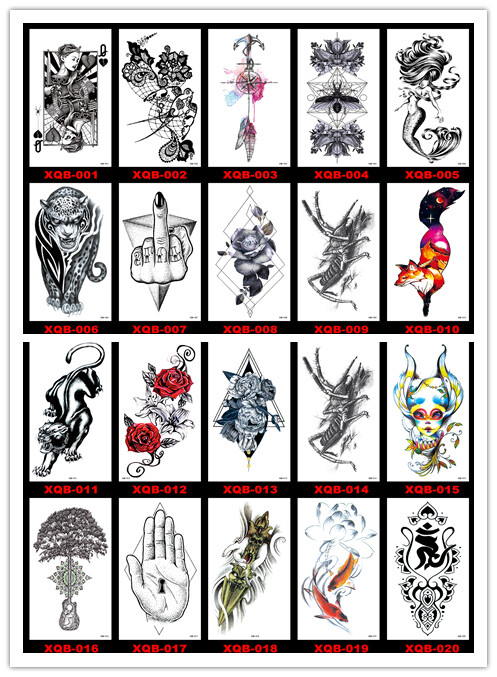 Sexy Body Tattoo Sticker Temporary Body Arm Stickers Removable ...