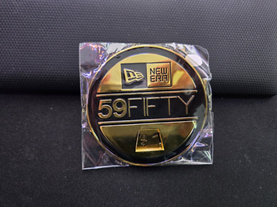New Era 59FIFTY Visor Sticker Emblem Paperweight Rotating Size Limited ...