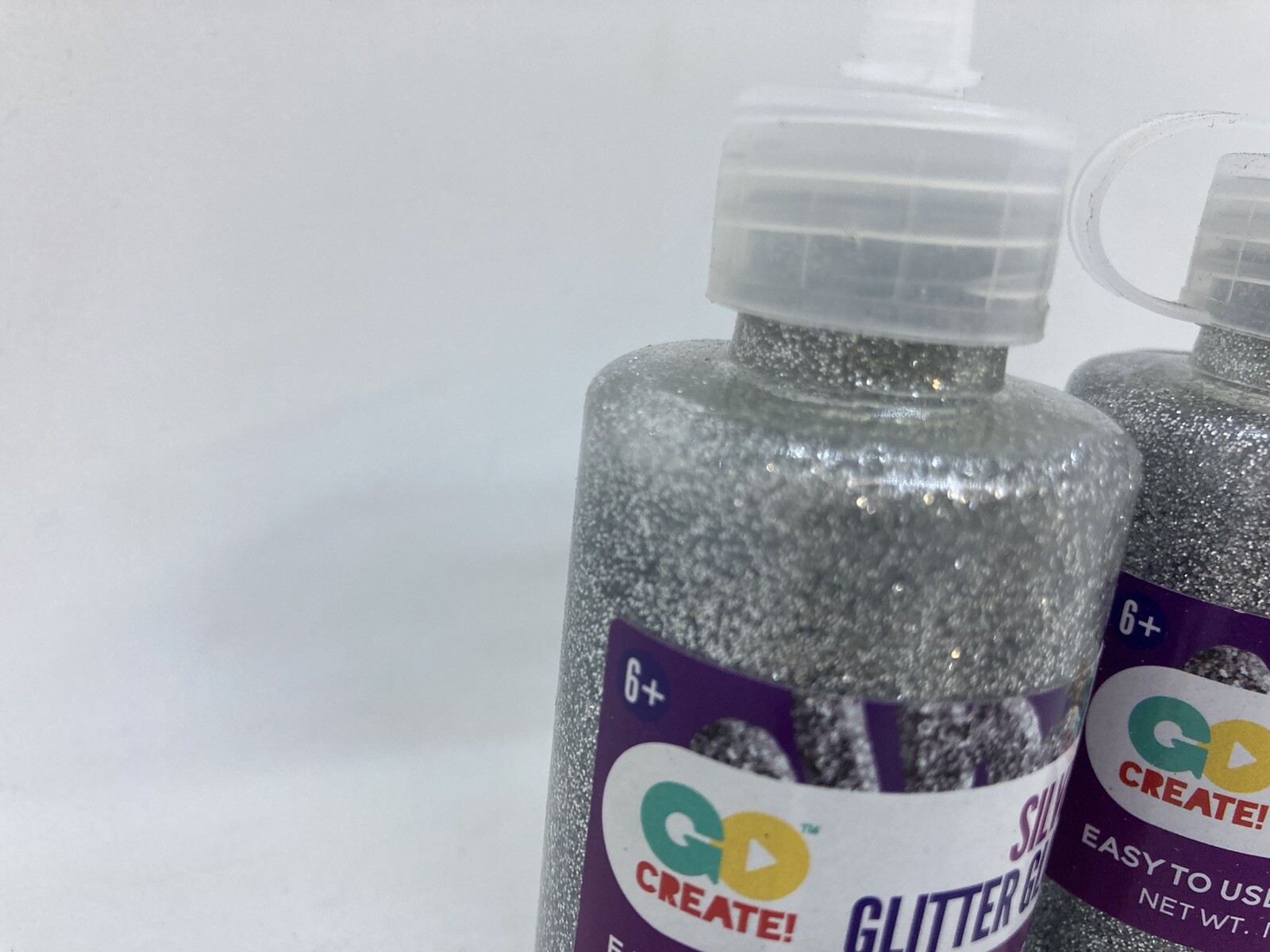 Lot of 3 Horizon Group Go Create Silver Glitter Glue 1.8 oz Each | eBay