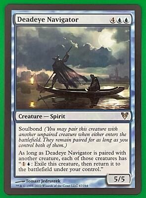 MTG - Deadeye Navigator- Avacyn Restored- NM - Unplayed Cond - Rare ...