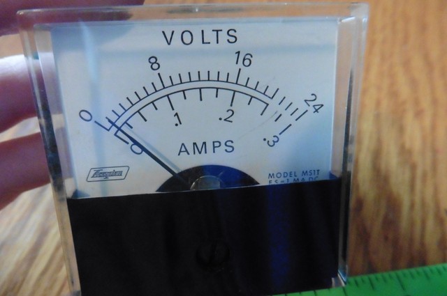 Meter Honeywell MS1T 50 UA CALIBRATED in DBV (decibels) and FM ...