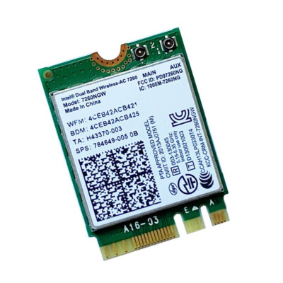 1200M WiFi Card NGFF M.2 2.4G 5G Wireless Module WiFi Adapter for ...