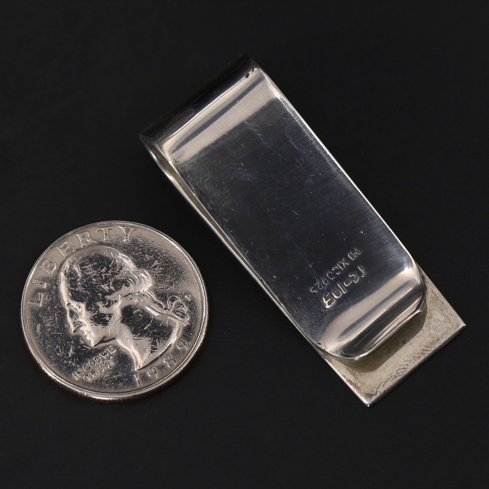 VTG Sterling Silver - MEXICO TAXCO Engravable Men's Money Clip - 14g | eBay