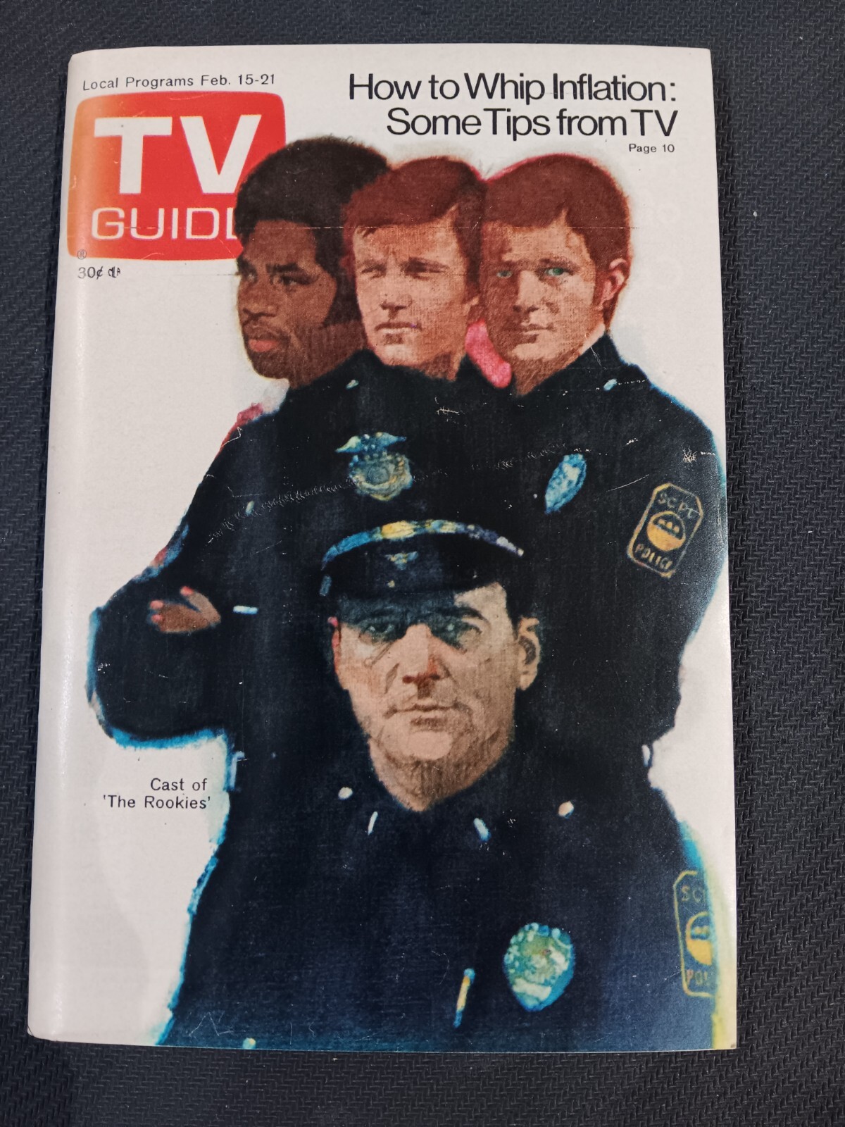 1975 THE ROOKIES TV GUIDE MAGAZINE NM-MT CONDITION NO LABLE | eBay