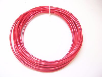 RED Vinyl Coated Wire Rope Cable, 1/8" - 3/16", 7x7, 100 ft | eBay