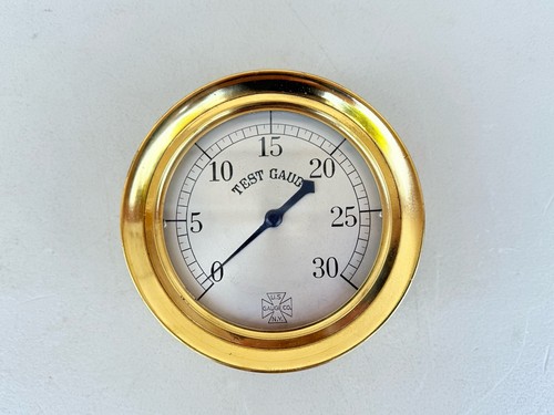 Vintage Brass US GAUGE CO Steam Pressure TEST GAUGE | eBay