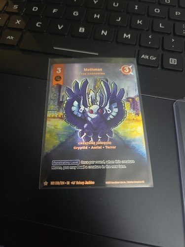 2025 Metazoo Mothman The Harrowing Hidden Rare Alternate Art MZ1 239/ ...