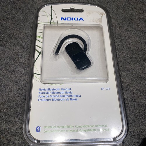Nokia BH-104 Bluetooth Headset Earpiece with Charger - SEALED | eBay
