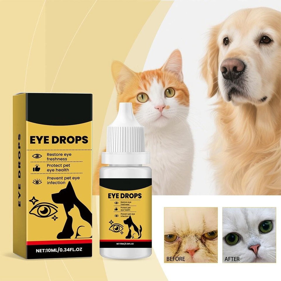 Pet Eye Drops Relieving Discomfort Symptoms Daily-Gentle Moisturizing ...