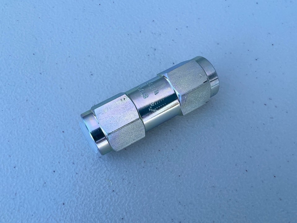 STUCCHI CHECK VALVE 3/8 #6 ZINC FINISH / LOWRIDER HYDRAULICS | eBay