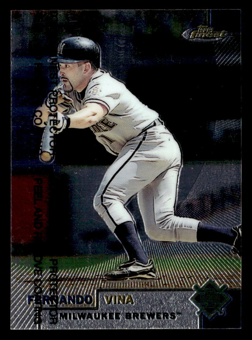 Fernando Vina 1999 Finest Card #56 Milwaukee Brewers | eBay