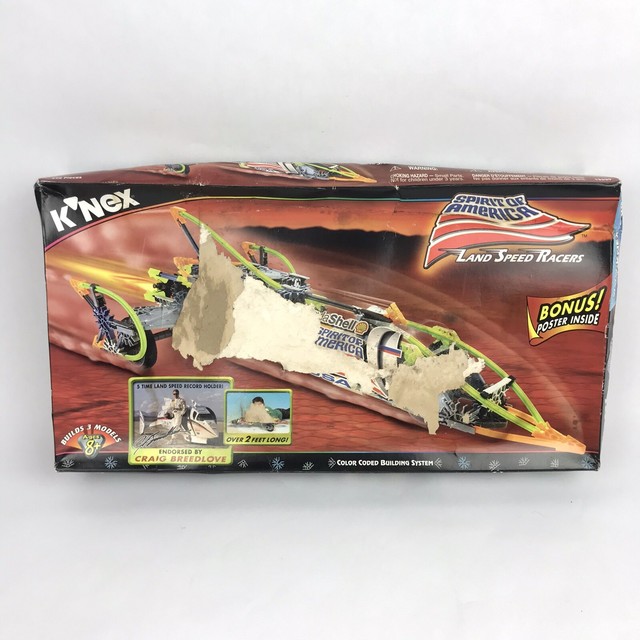 K'NEX Spirit of America Land Speed Racers Year 2000 Model # 12529 for ...