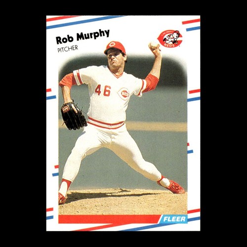 Rob Murphy 1988 Fleer Cincinnati Reds #241 R326S 40 | eBay