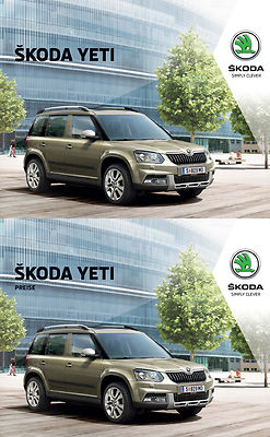 Skoda Yeti 01 / 2017 catalogue brochure Österreich German Deutsch | eBay