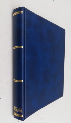 50 Page Stanley Gibbons 22 Ring Stamp Album World in display mounts ...