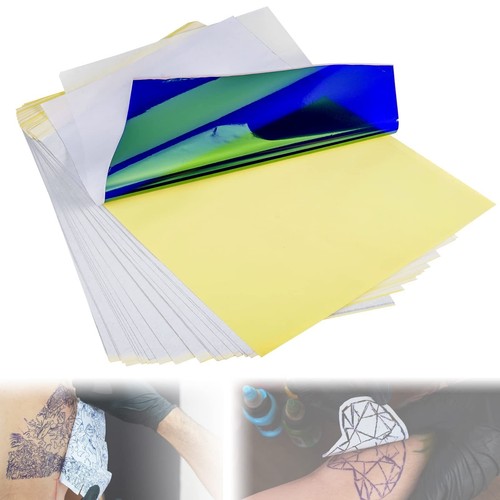 Tattoo Transferpapier 25 Blatt A4 Blaupause Stencil Papier Tattoo ...