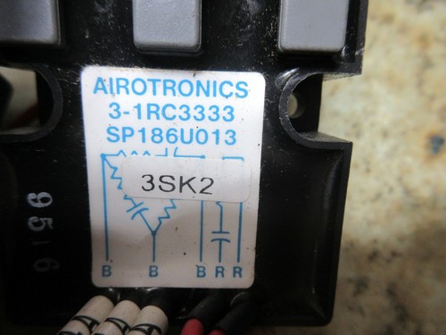 AIROTRONICS WIRE RELAY UNIT 3-1RC3333 SP186U013 3SK2 LOT OF 3 PIECES | eBay