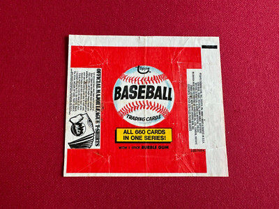1974, TOPPS Baseball Trading Card Wrapper (Scarce / Vintage) | eBay