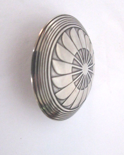 Southwest Silver pin or brooch with a Geometric design 1"1/2 across | eBay