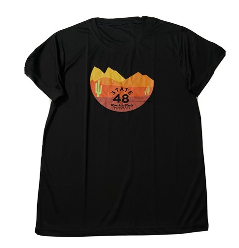 Graphic Tee State 48 Marathon Shirt Men's 2XL Rock N Roll Arizona ...