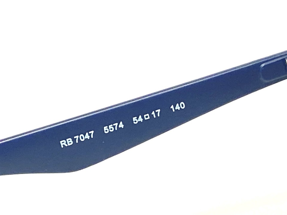 NEW Ray Ban RB7047 5574 Mens Tortoise & Blue Nylon Eyeglasses Frames 54 ...