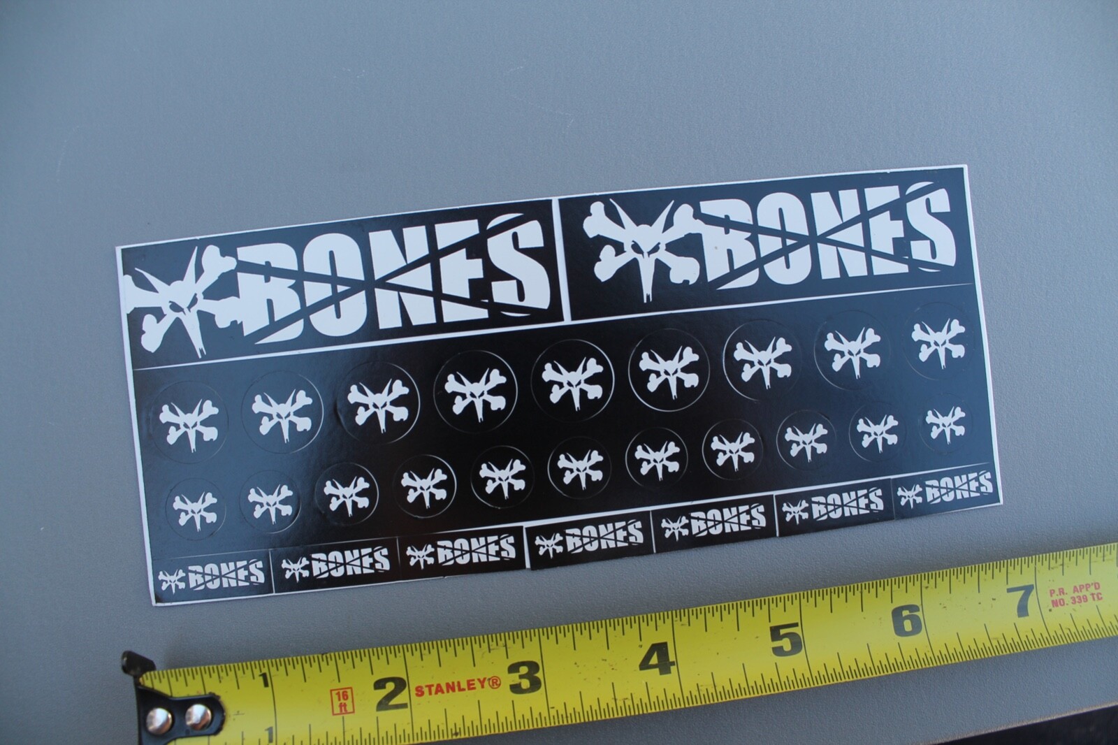 Bones Skateboard Rat Punk Dogtown Z71C Vintage Skateboarding STICKER ...