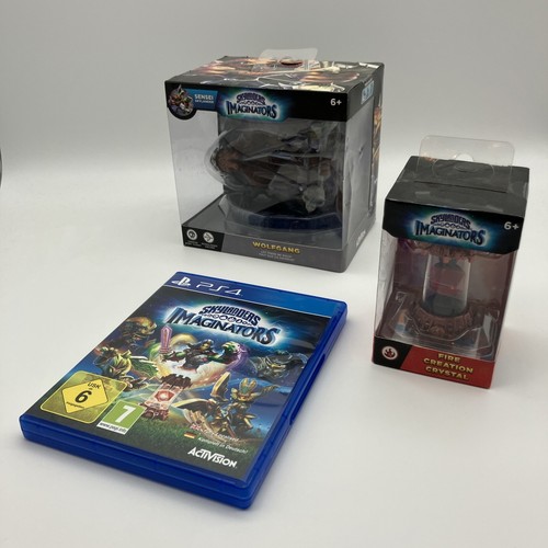 Skylanders Imaginators Complete Game + NIB Wolfgang + NIB Fire Creation ...