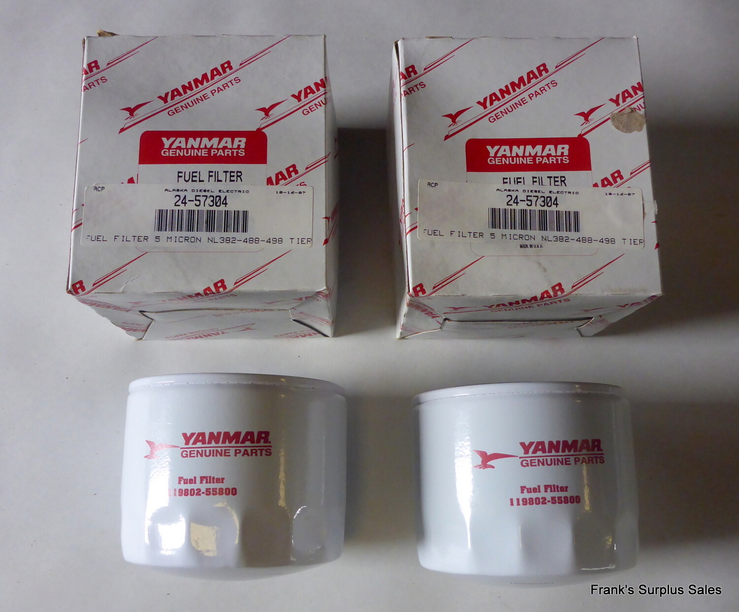 YANMAR 119802-55800 - Cross reference oil filters