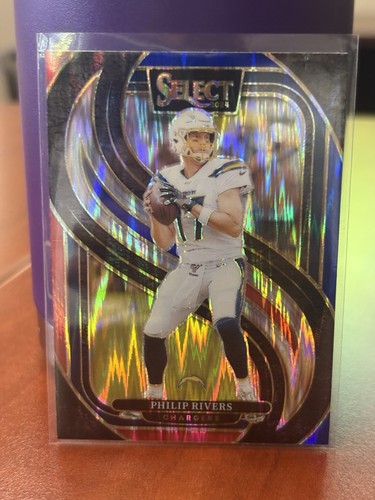 2024 Select Red Blue Prizm Shock Philip Rivers - Premier Level | eBay