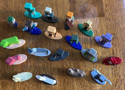 Minecraft Nano Metalfigs Die Cast 19 Piece Metal Figures Collector's ...