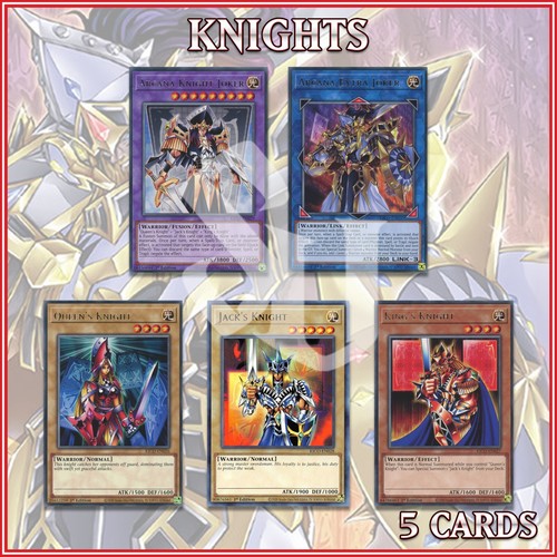 KNIGHTS DECK 5 | Jack's King's Queen's Arcana Extra Joker Knigth Joker ...