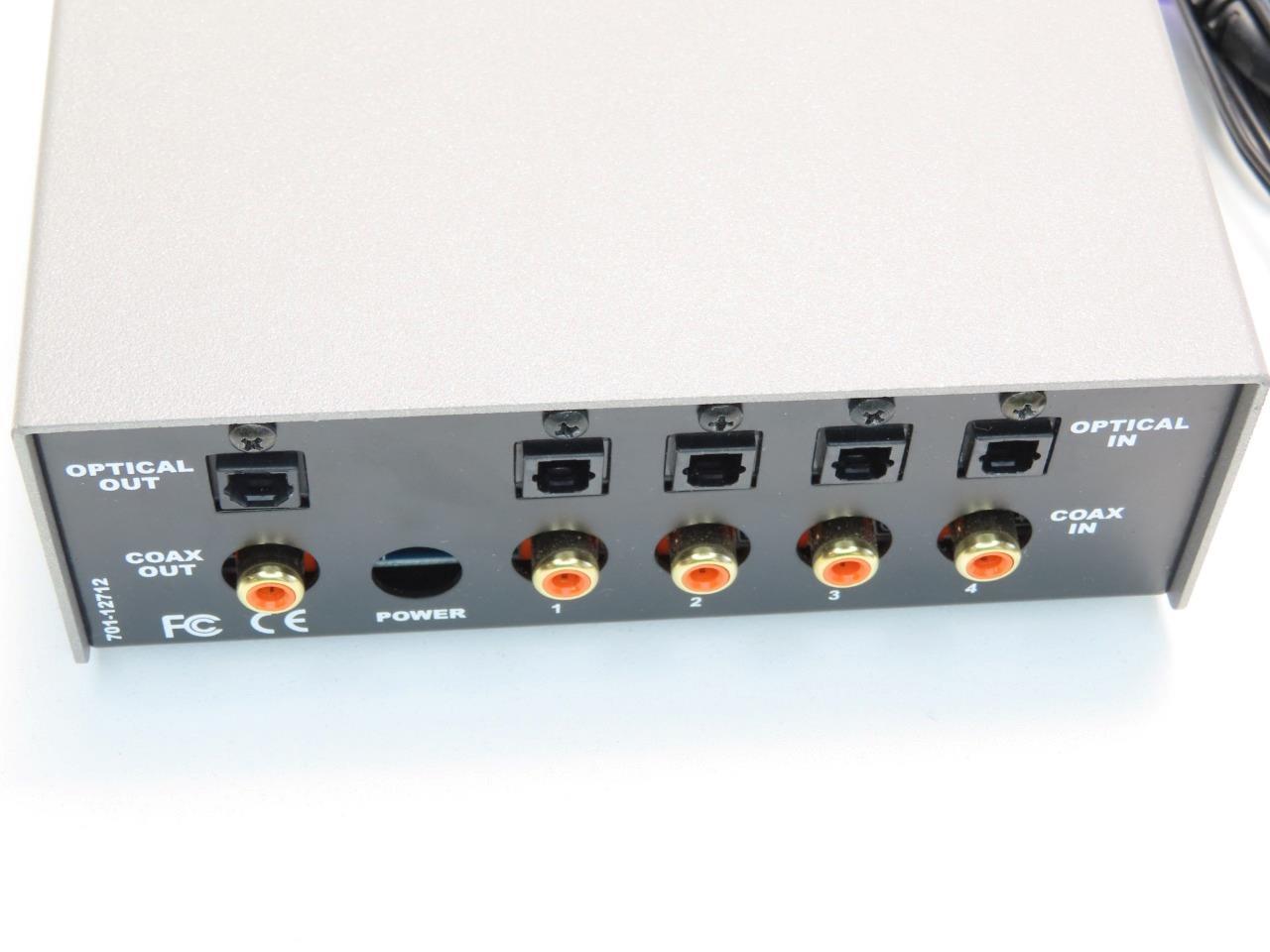 AUDIO AUTHORITY MODEL 1177 SIGNAL SENSING DIGITAL INPUT SELECTOR W/AC ...