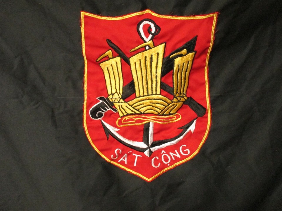 flag1446 Vietnam RVN Navy Junk Force Sat Cong W10E | eBay