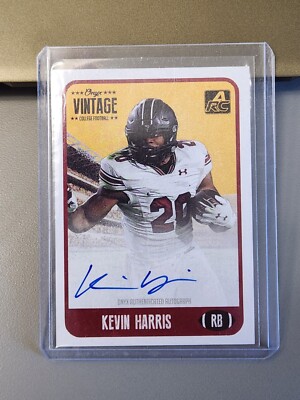 KEVIN HARRIS 2021 Onyx Vintage College On Card Auto /400 Autograph | eBay