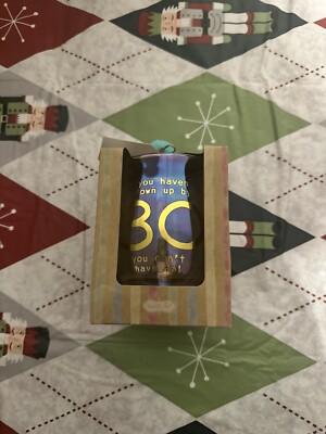 Mud Pie E1 Home Birthday Party 30 Boxed Wine Glass 16oz 44600044 | eBay