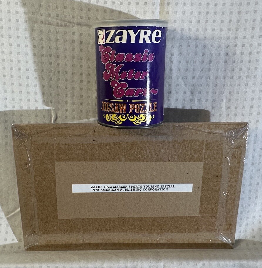 1972 PUZZLE COMPLETE ZAYRE Classic Motor Cars 1922 MERCER SPORTS ...