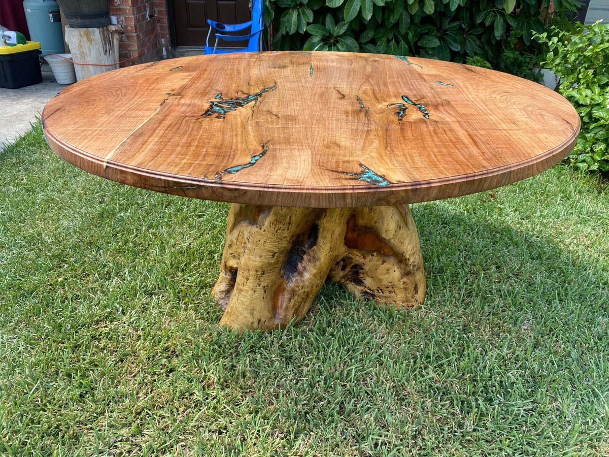 Wood Stump Dining Table